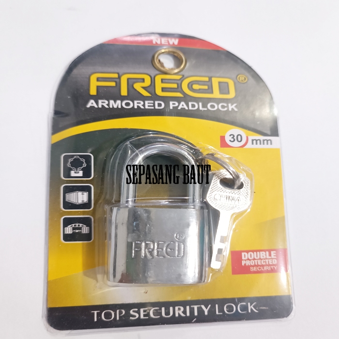 Jual FREED Gembok Leher Pendek 30MM | Shopee Indonesia