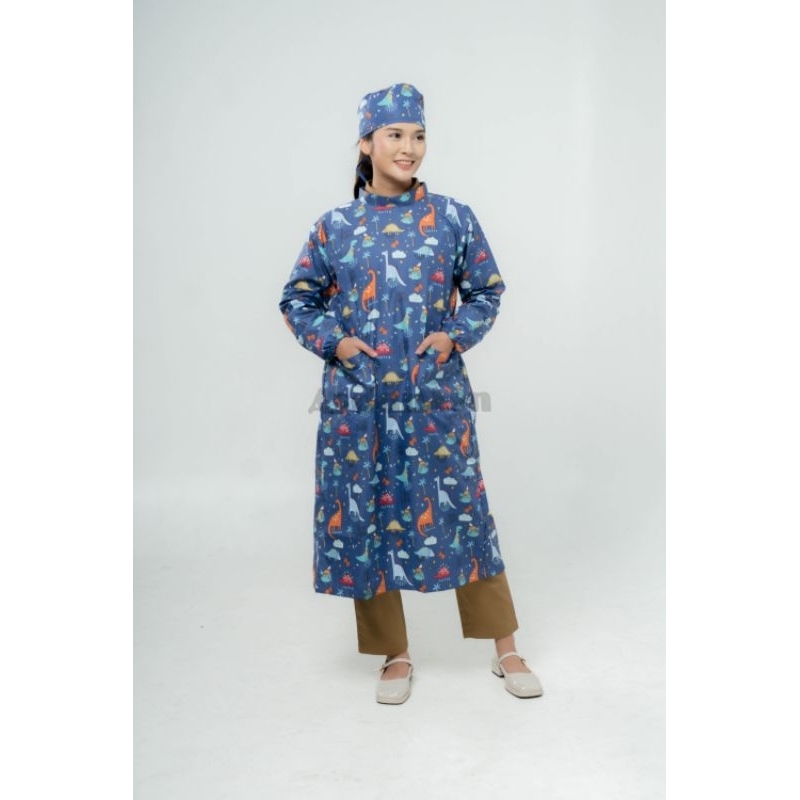 Jual Surgical Gown Motif, Scrubs motif/APD motif, murah dan lucu free ...