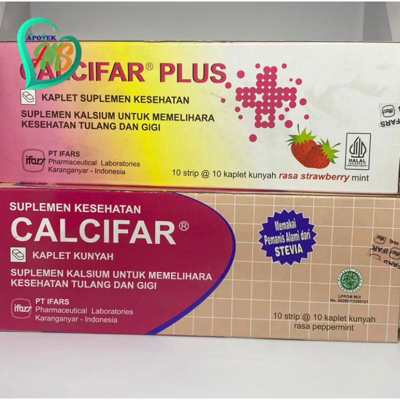 Jual Calcifar Per Box | Calcifar Plus Per Box | Kaplet Suplemen Makanan ...