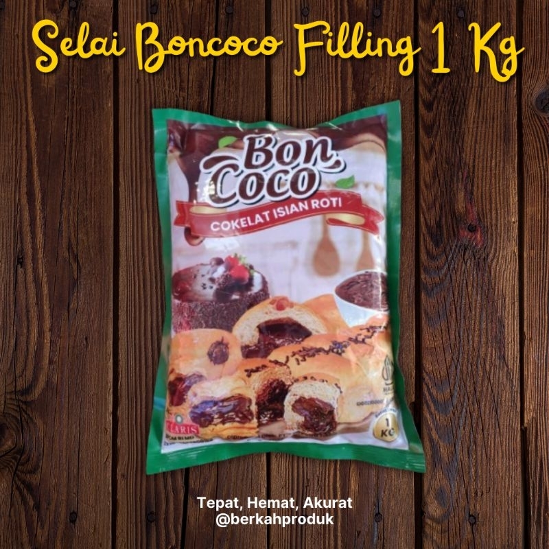 Jual RK 60 Selai Cokelat Boncoco Filling Ukuran 1 Kg | Shopee Indonesia