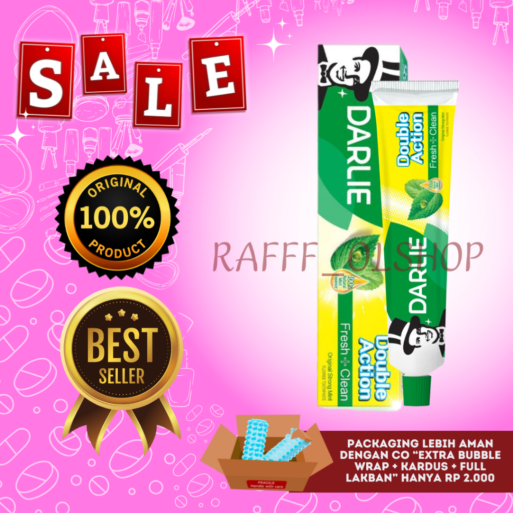Jual DARLIE Double Action Tooth Paste Natural Mint 120g | Shopee Indonesia