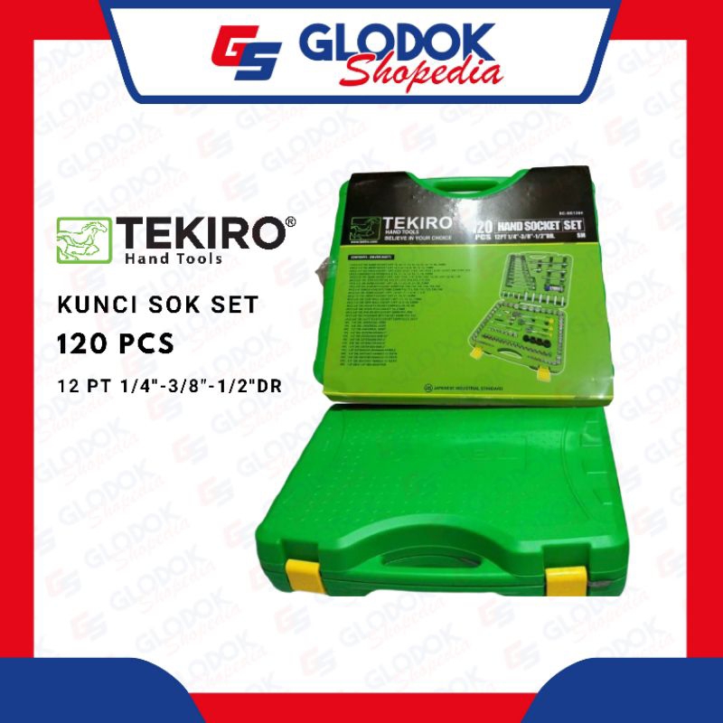 Jual TEKIRO Hand Socket Set 120 Pcs | Shopee Indonesia
