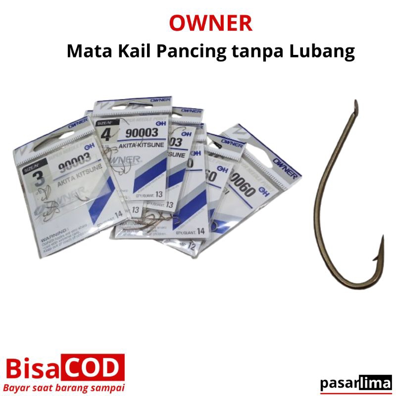 Jual Mata Kail Pancing OWNER Akitakitsune / Unagi tanpa lubang | Shopee Indonesia