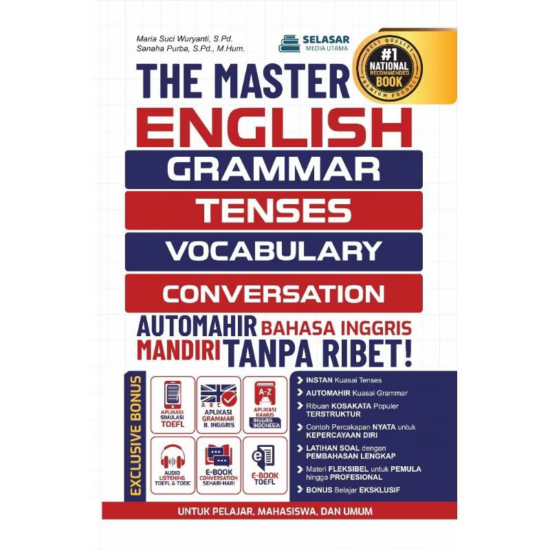 Jual Buku - THE MASTER ENGLISH Grammar,Tenses,Vocabulary, Conversation ...