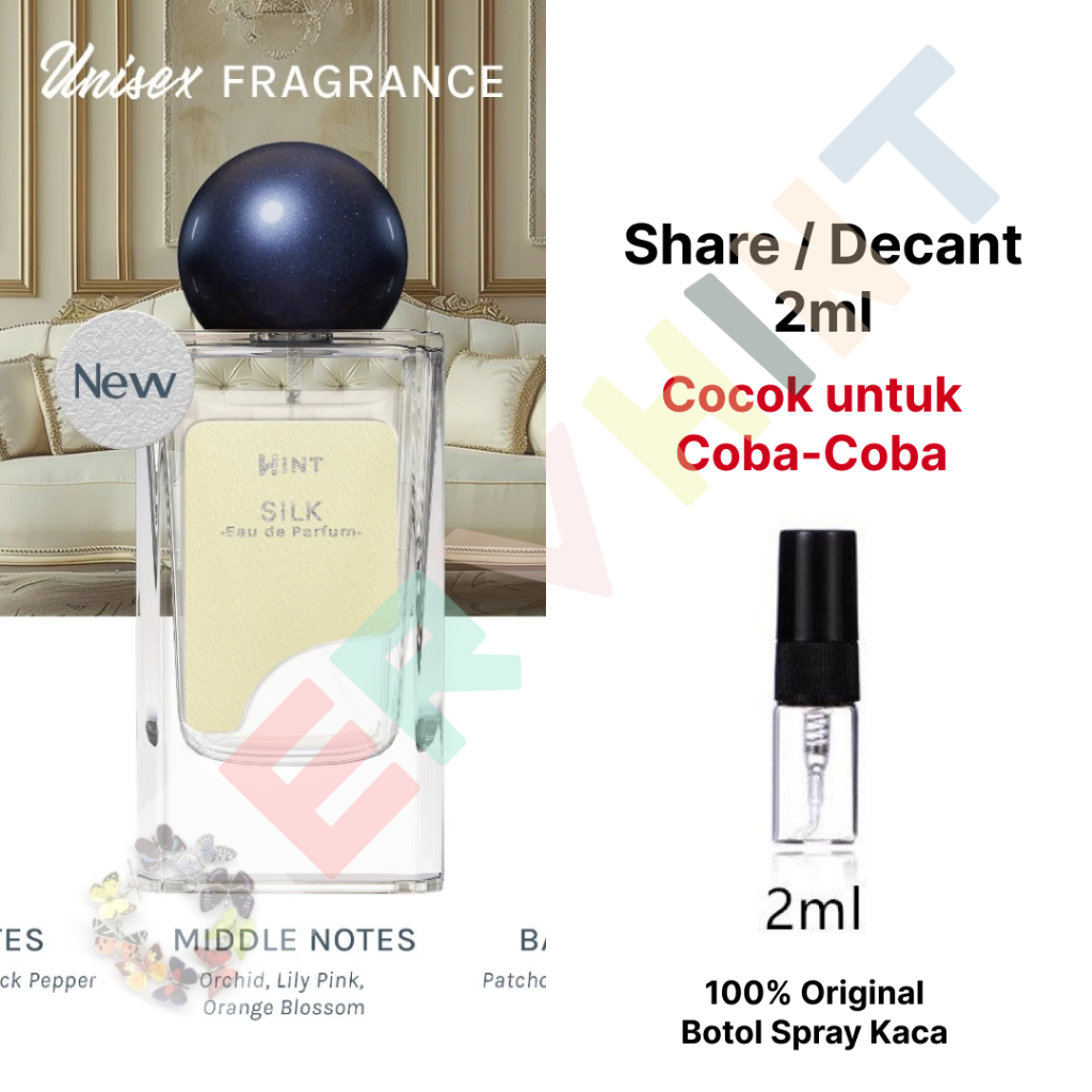 Jual [Decant Parfum] HINT - Silk EDP (Eau de Parfum) | Soft Clean ...