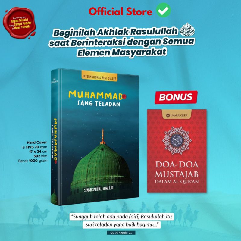 Jual Ori Buku Muhammad Sang Teladan BONUS Doa Doa Mustajab Beginilah ...