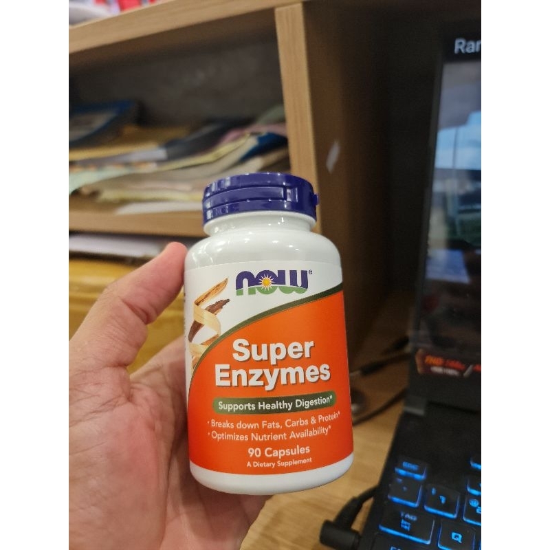 Jual Vitamin Now Foods Super Enzymes 90 Capsules Enzim Pencernaan Gerd ...
