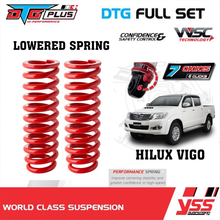 Jual LOWERINGKIT PER SPRING YSS TOYOTA HILUX VIGO LIKE TEIN EIBACH ...