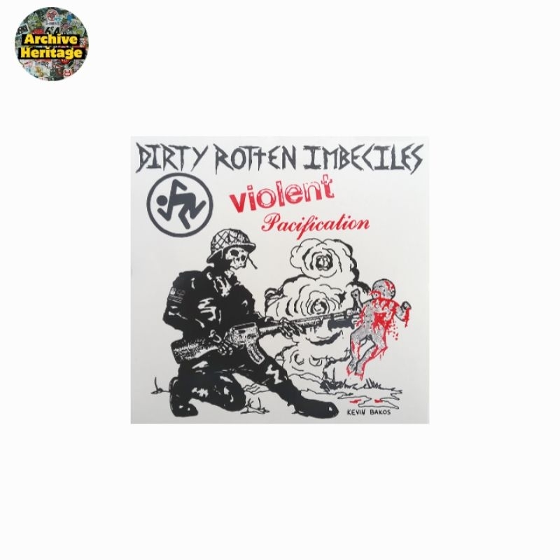 Jual sticker band DRI Dirty Rotten Imbeciles thrash crossover punk ...