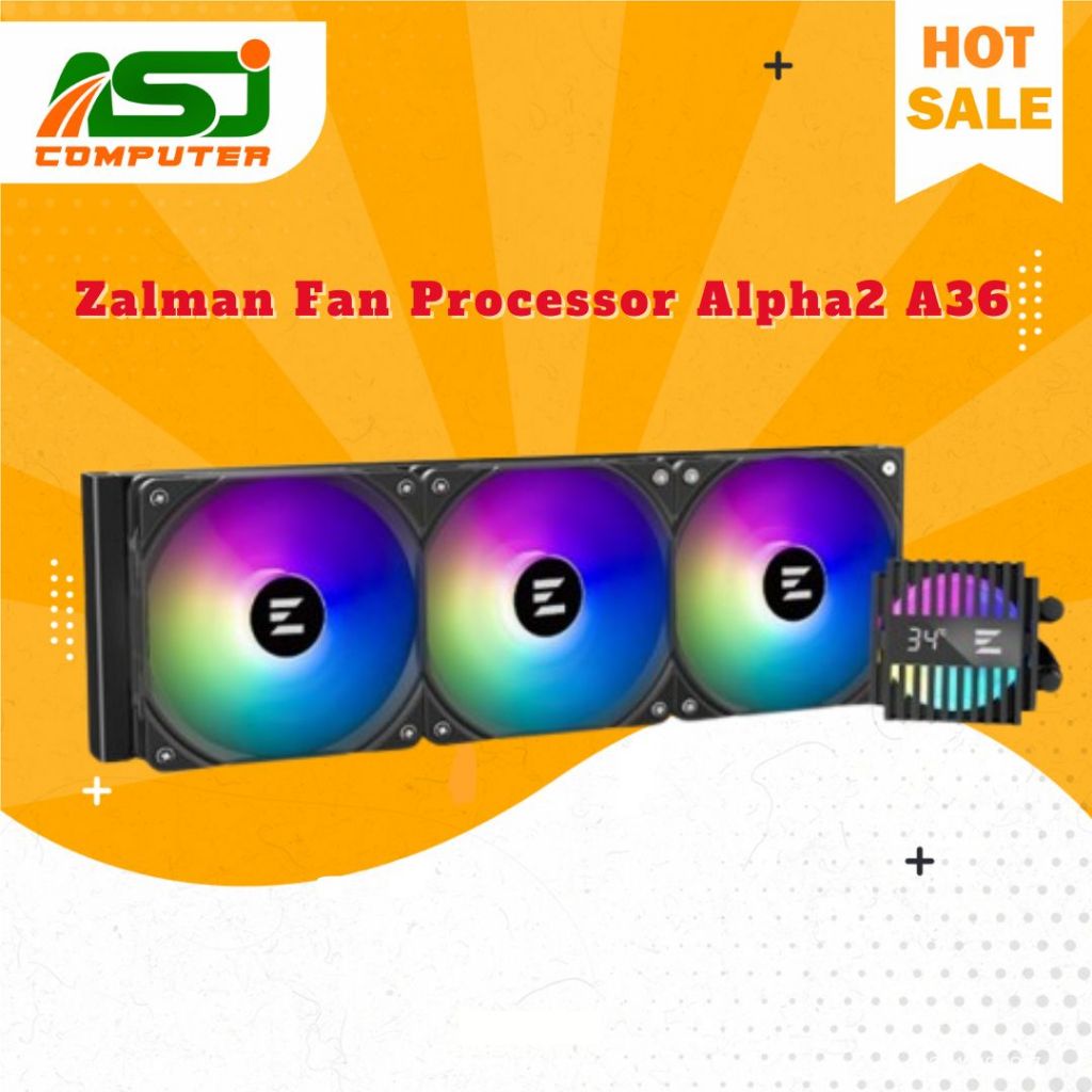 Jual Zalman Fan Processor Alpha2 A36 Black | Shopee Indonesia