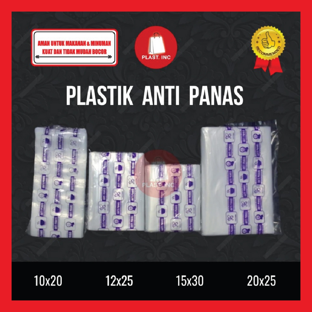 Jual PLASTIK HD ANTI PANAS KANTONG KUAH UK 10x20, 12x25, 15x30, 20x35 ...