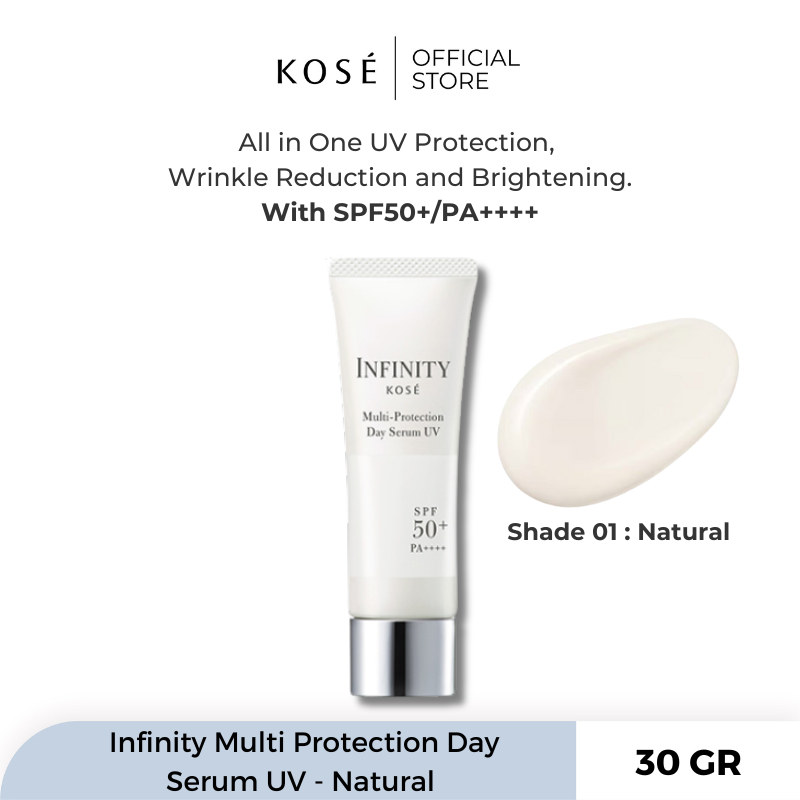 Jual KOSE Infinity Multi Protection Day Serum UV 01 Natural - 30gr | Shopee Indonesia