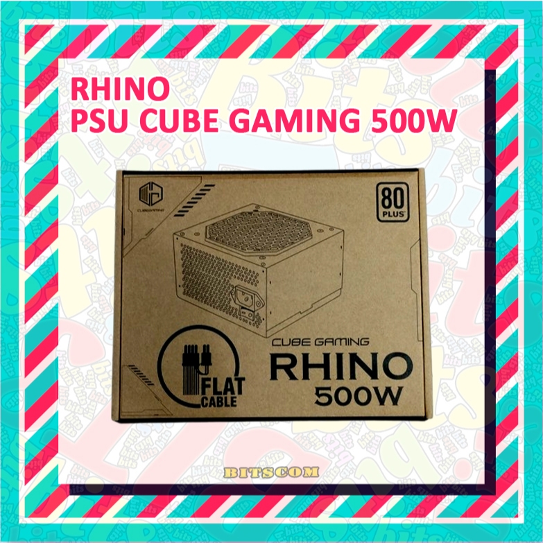Jual Power Supply Rhino Cube Gaming 500W | Shopee Indonesia