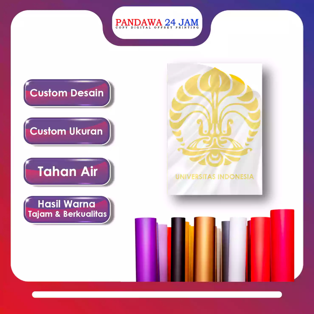 Jual Cutting Sticker Oracal 651 Glossy per cm - Cutting Sticker ...