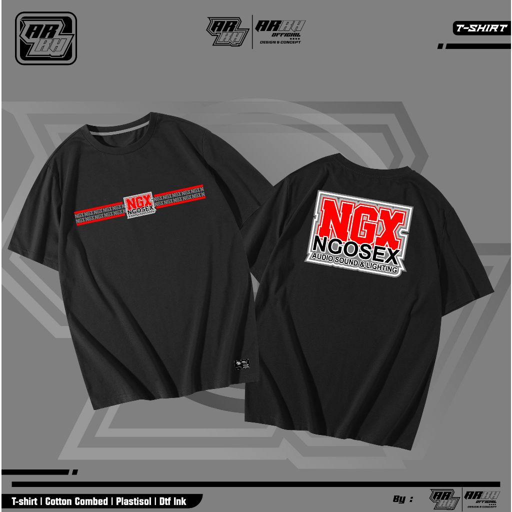 Jual Kaos T-shirt NGX AUDIO SOUND & LIGHTING lengan pendek pria wanita ...