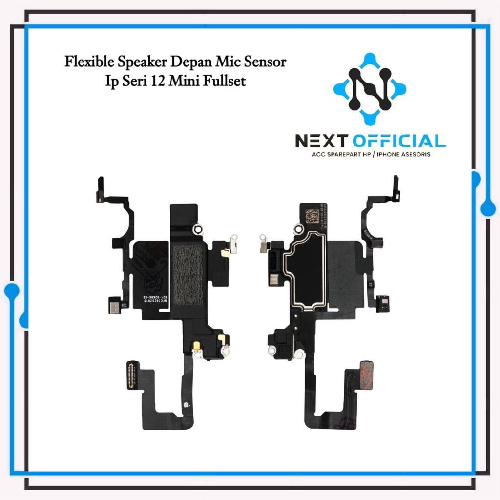 Jual Flexible Speaker Depan Sensor Mic Ip Seri 12 Mini Original Fullset ...