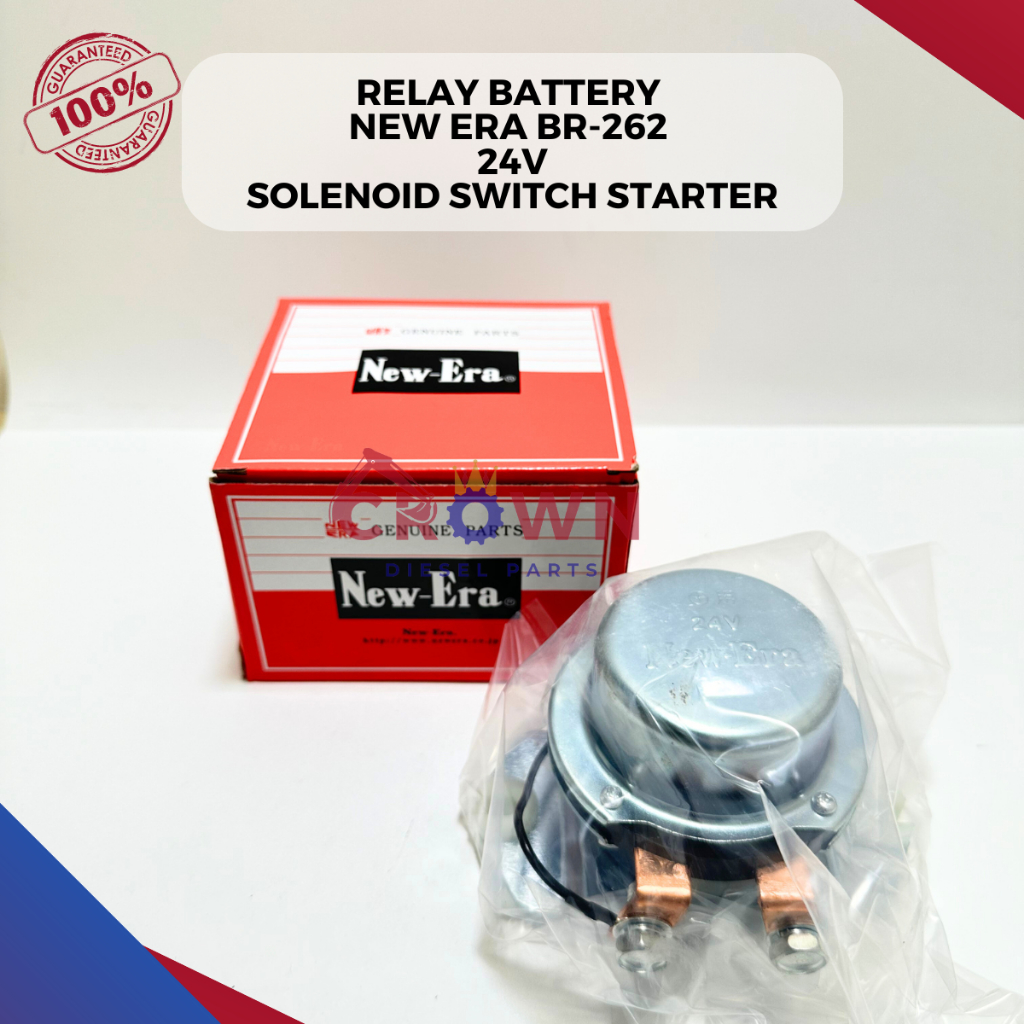 Jual RELAY BATERY 24VOLT 12VOLT UNIVERSAL BR 262 NEW ERA untuk Komatsu ...