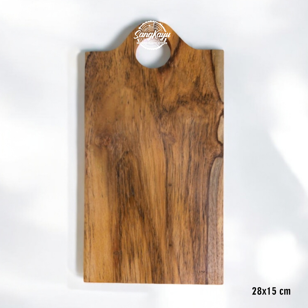 Jual SangKayu Talenan Kayu Jati 28x15 cm Teak Wood Cutting Board ...