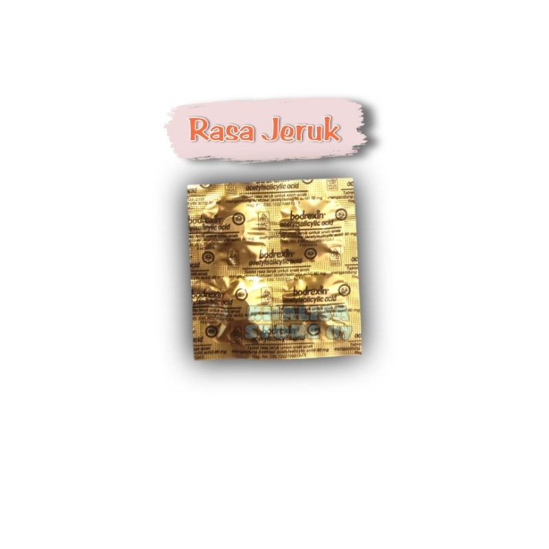 Jual Bodrexin Tablet Rasa Jeruk / Bodrexin 4 Tablet / Bedrexin | Shopee ...