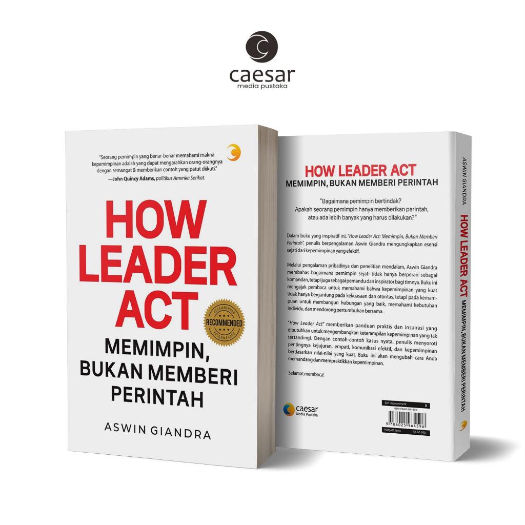 Jual Buku Bundling How Leader Act Series Dapat 3 Buku - Self ...