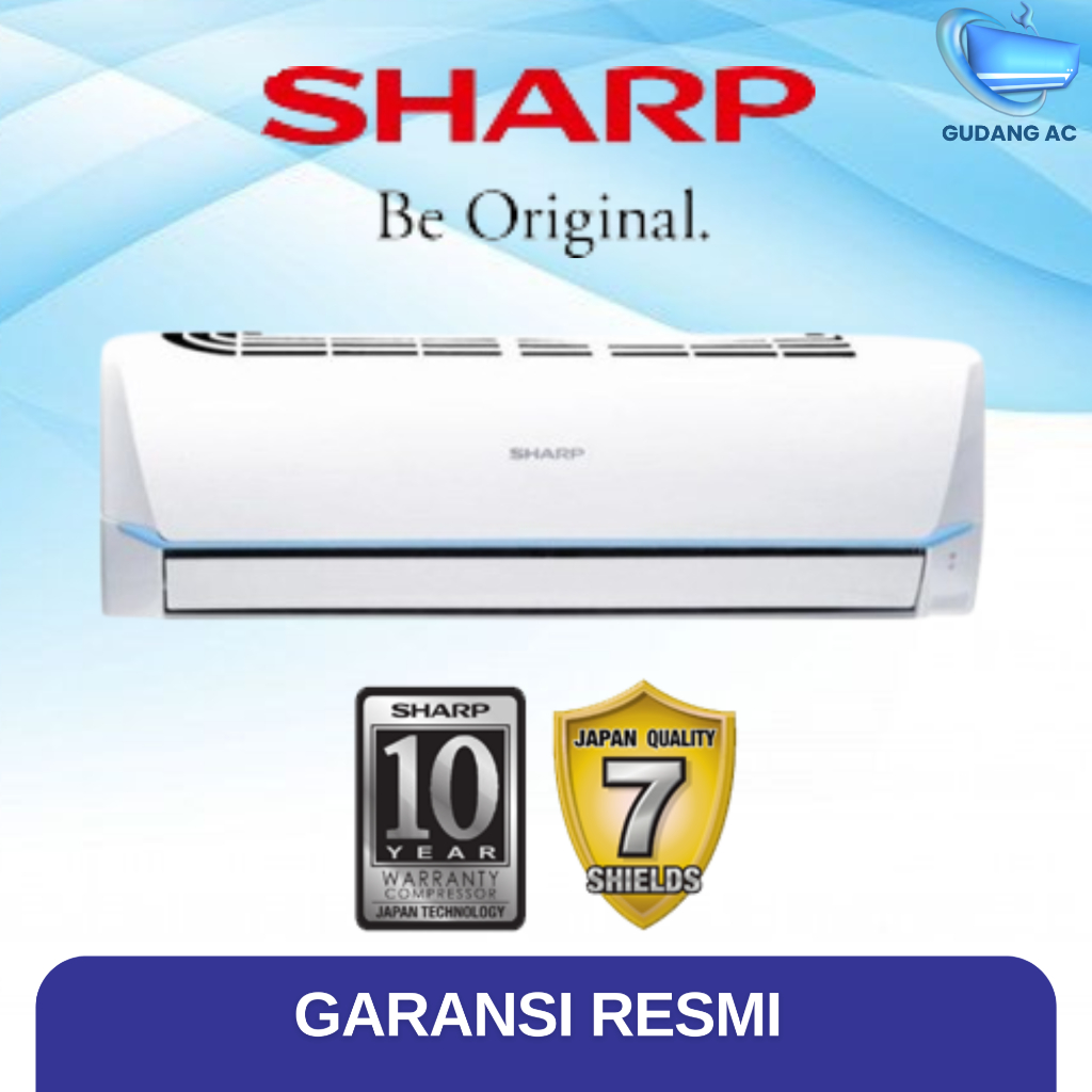 Jual AC Sharp 2 PK Thailand JetStream Split AH-A18SAY Turbo Cool | Shopee Indonesia