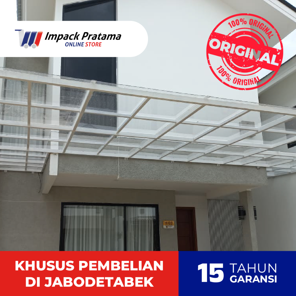 Jual Atap Polycarbonate Solartuff Solid Plain And Embossed Tebal 3Mm ...