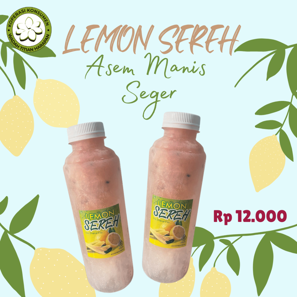 Jual Lemon Sereh Asam Manis Seger | Shopee Indonesia
