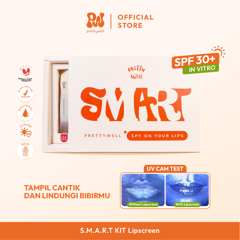 Jual Prettywell Lipscreen SMARTKIT | Shopee Indonesia