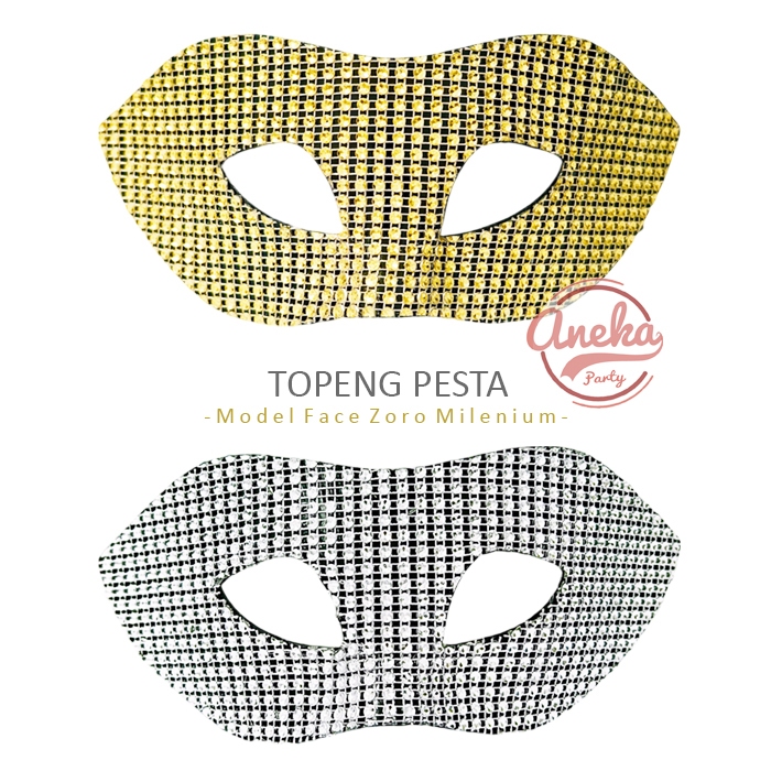 Jual Topeng Pesta Zoro Milenium / Mask Party / Masquerade Mask Party ...