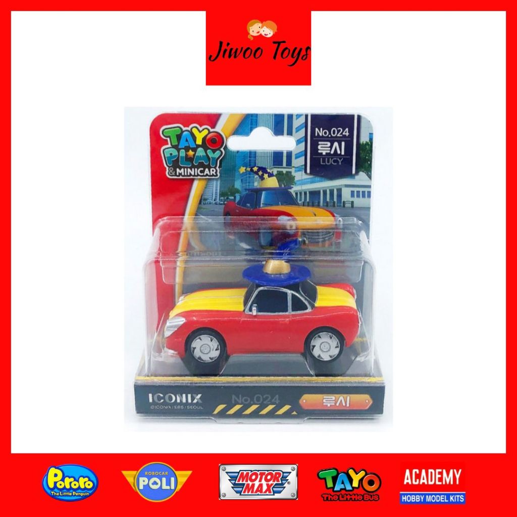 Jual Iconix Tayo The Little Bus Mini Friends Lucy TYT 120037 Mainan Bus ...