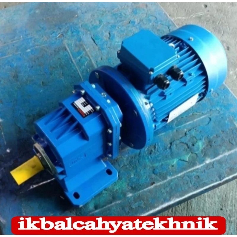Jual Helical Gear Box CHCZ03 Rasio 40 +Motor 3kw 4hp 4Pole 3Phase | Shopee Indonesia