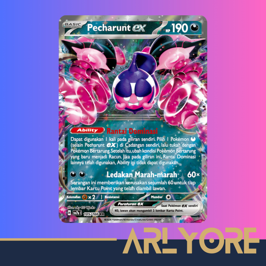 Jual Pecharunt ex SV7s Pokemon TCG Indonesia Bimbingan Rasi | Shopee ...