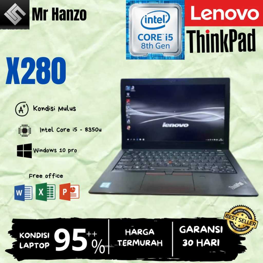 Jual lenovo thinkpad x280 core i5 gen 8 touchscreen | Shopee Indonesia