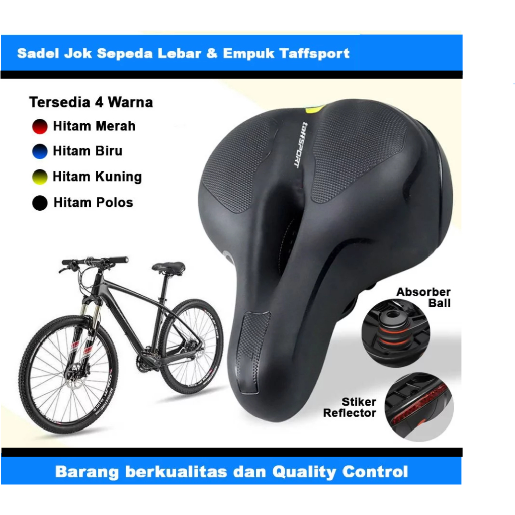 Jual Sadel Sepeda Empuk Spring Shock Absorber - Jok Sepeda lipat ...