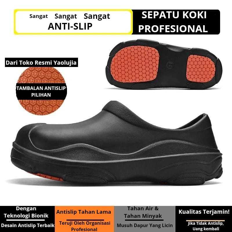 Jual sepatu kitchen ANTI SLIP/sepatu tahan air/sepatu tahan minyak ...