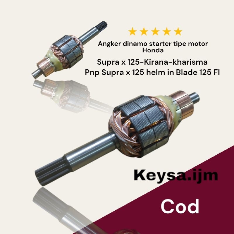 Jual angker dinamo starter Honda karisma Supra x 125 BNP Supra helmin ...