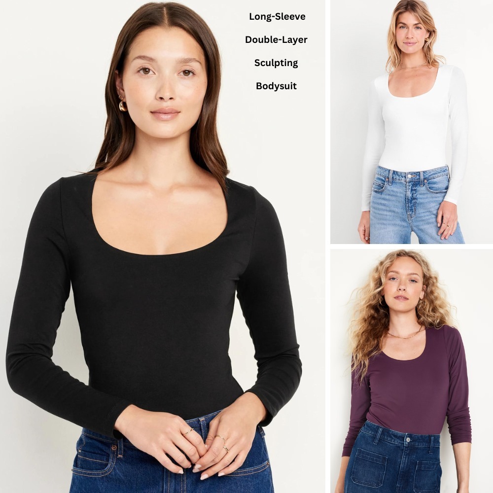 Jual Atasan Bodysuit Wanita Lengan Panjang (ODN611 SCULP BODYSUIT) | Shopee Indonesia