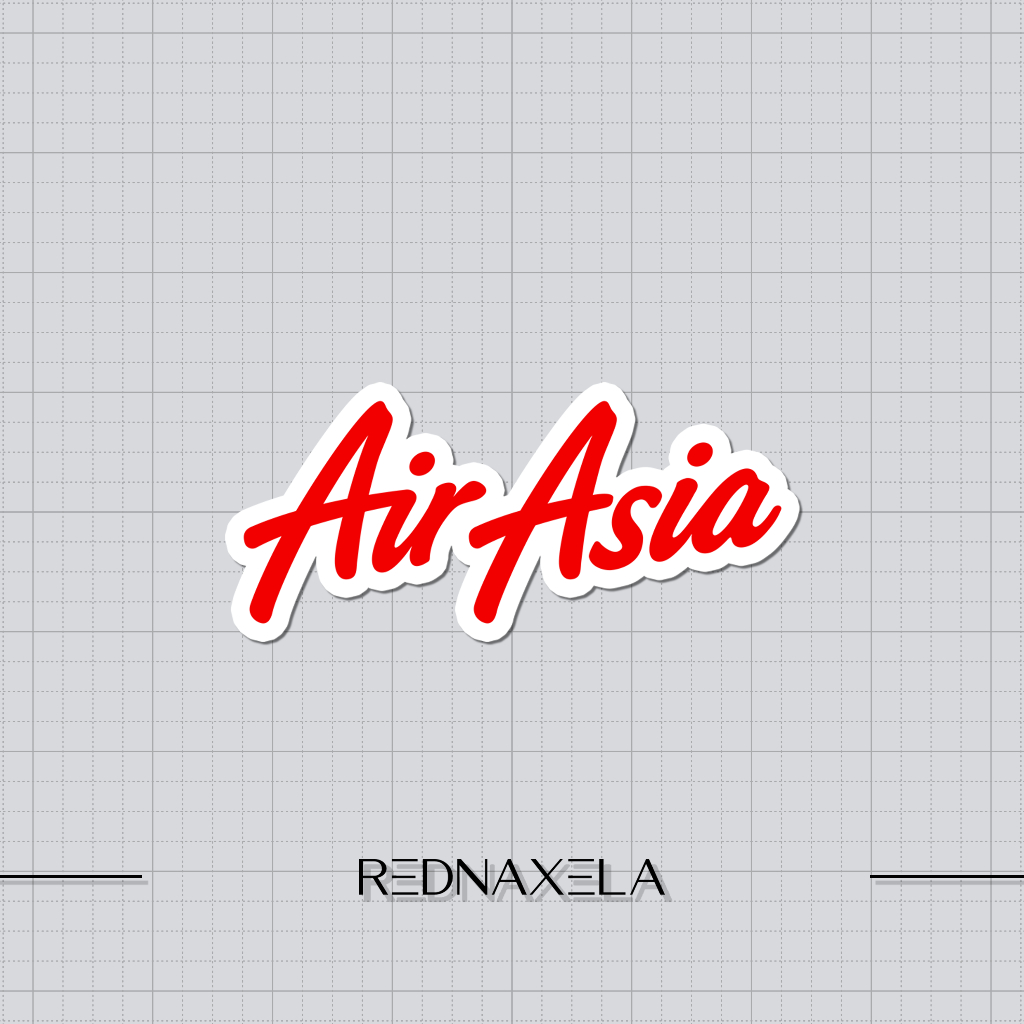 Jual Stiker Vinyl Air Asia Stiker Koper Outdoor Sticker | Shopee Indonesia