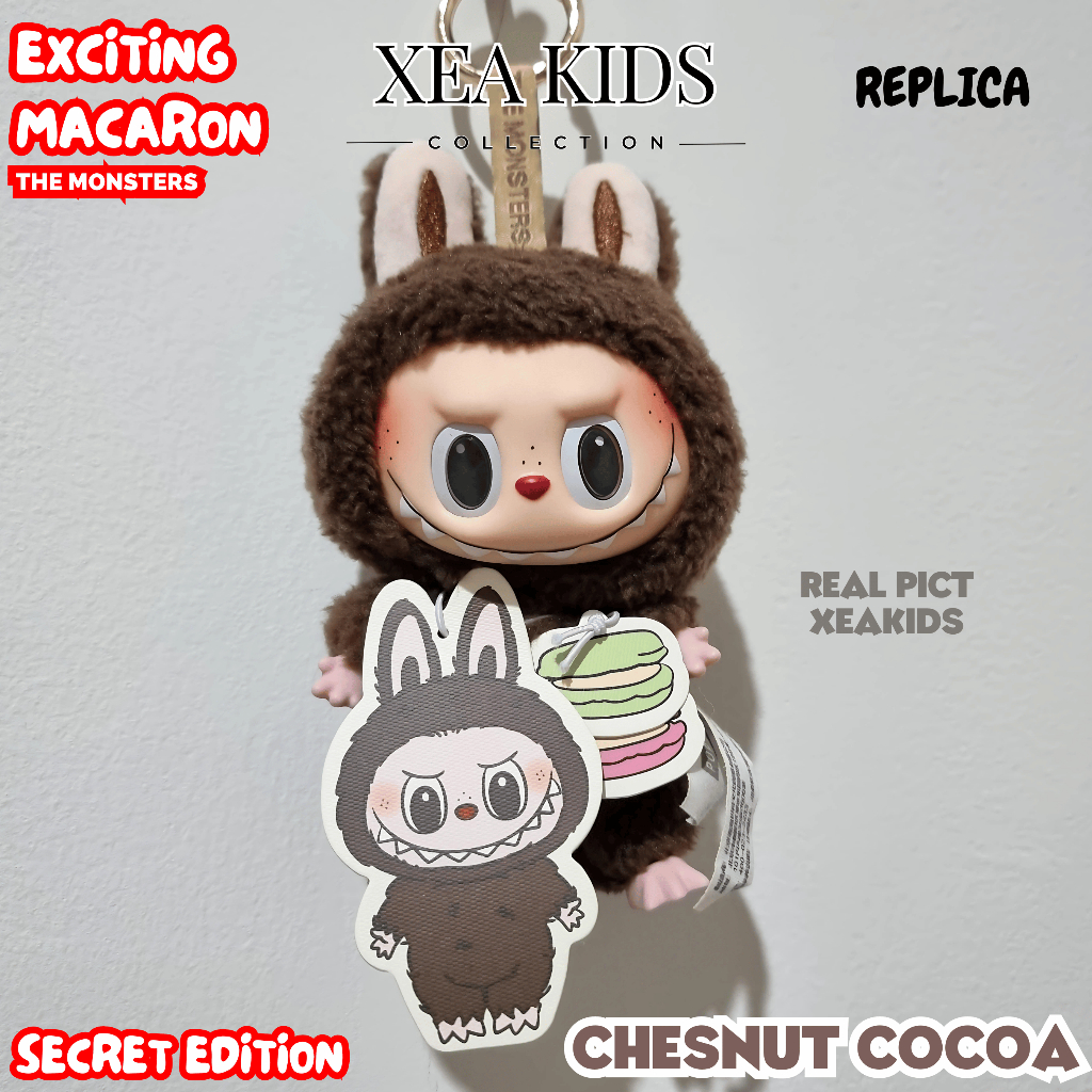 Jual LABUBU THE MONSTERS EXCITING MACARON CHESNUT COCOA SECRET EDITION | Shopee Indonesia