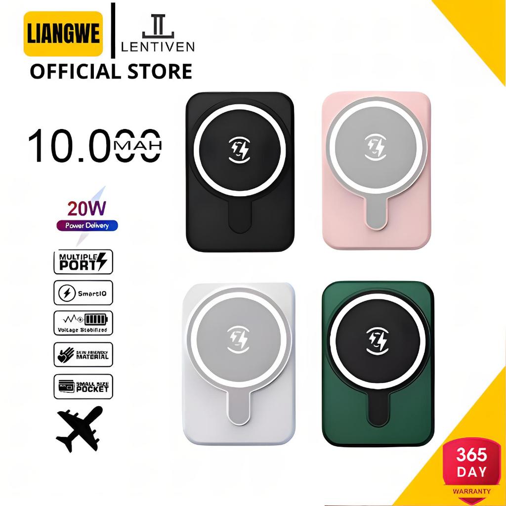 Jual LIANGWE LENTIVEN Powerbank Wireless 10000Mah Mini Fast Charging ...