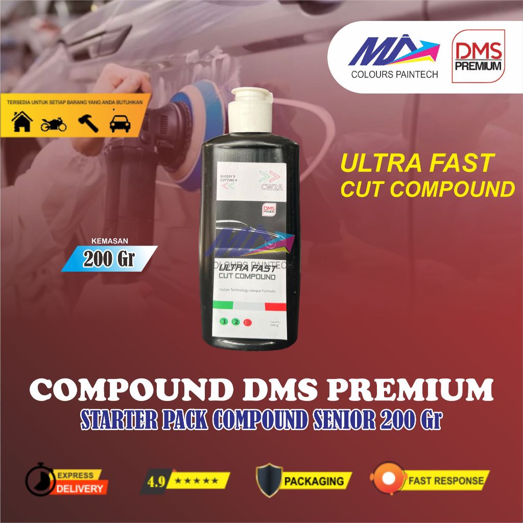 Jual COMPOUND DMS PREMIUM ULTRA FAST COMPOUND 200 GRAM (waterbase ...