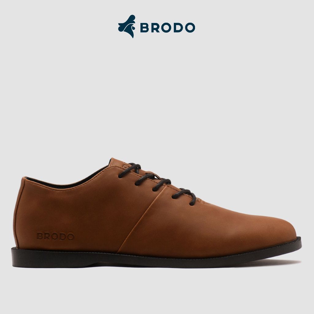 Jual BRODO - Sepatu Signore Low Vintage Brown BS EL | Shopee Indonesia