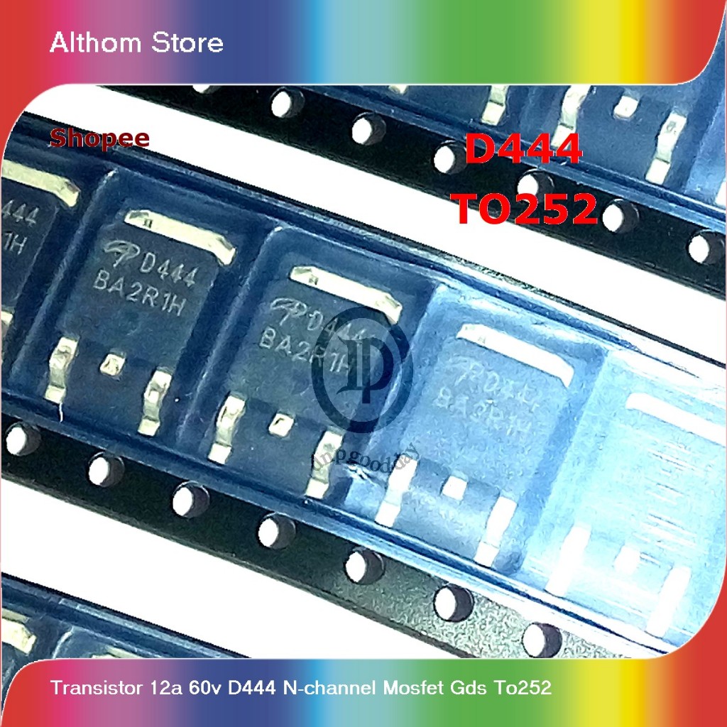 Jual transistor 12a 60v d444 n-channel mosfet gds to252 | Shopee Indonesia
