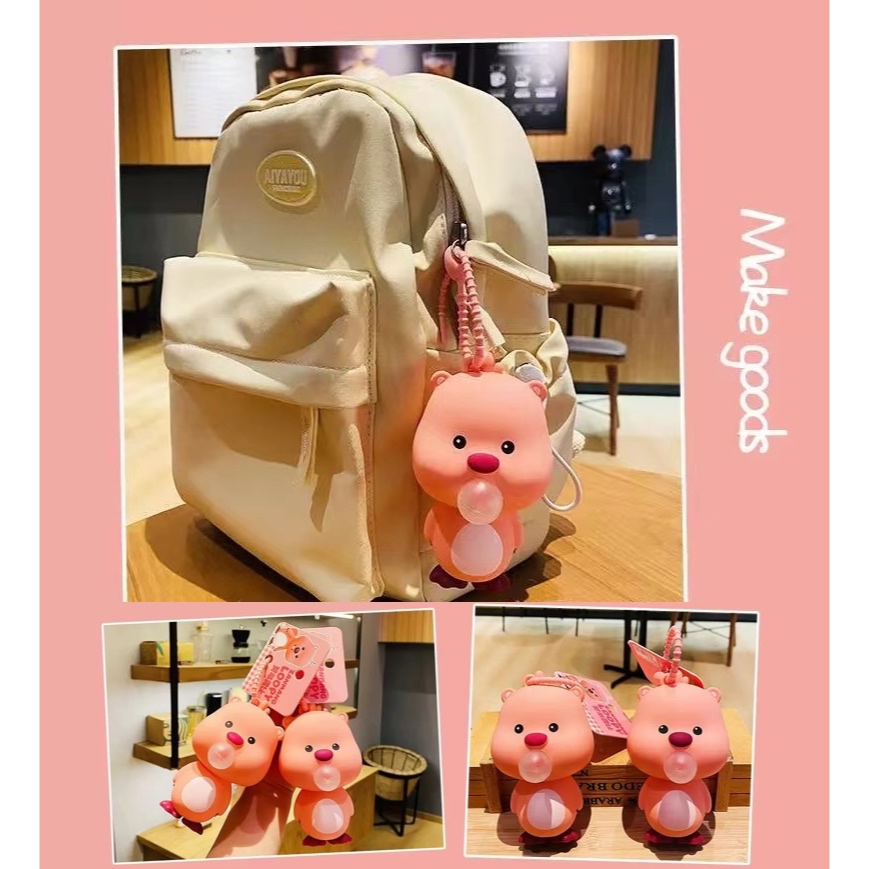 Jual Loopy Blow Bubbles Squishy Gantungan Kunci Tas Sanrio Fidget Toys ...