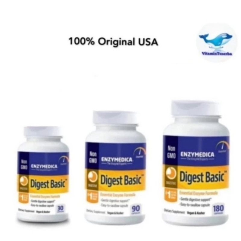 Jual Enzymedica Digest Basic Essential Enzyme Formula 30 / 90 / 180 ...