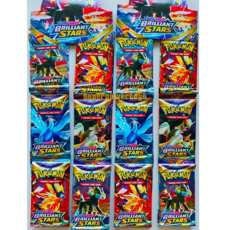 Jual 12 Sachet isi 96 Pcs Kartu Pokemon Trading Cards Berbagai Seri ...