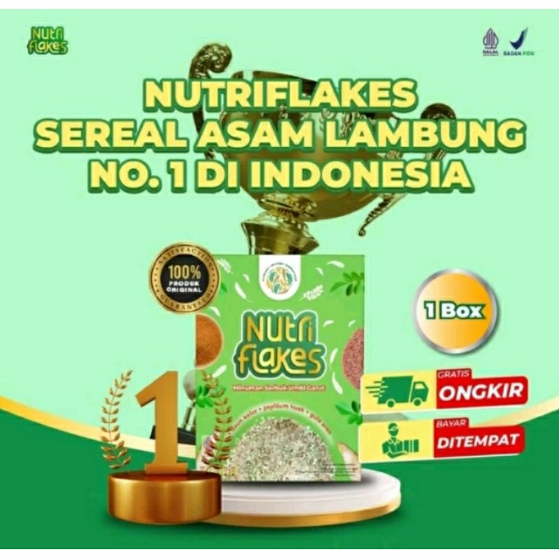 Jual nutriflakes umbi Garut asli atasi maag dan asam lambung minuman kesehatan herbal ...