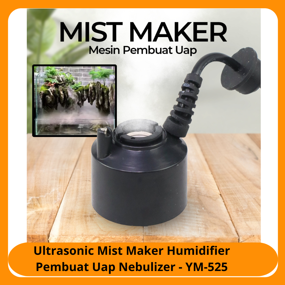 Jual Ultrasonic Mist Maker Humidifier Pembuat Uap Nebulizer - YM-525 / aksesoris aquarium ...
