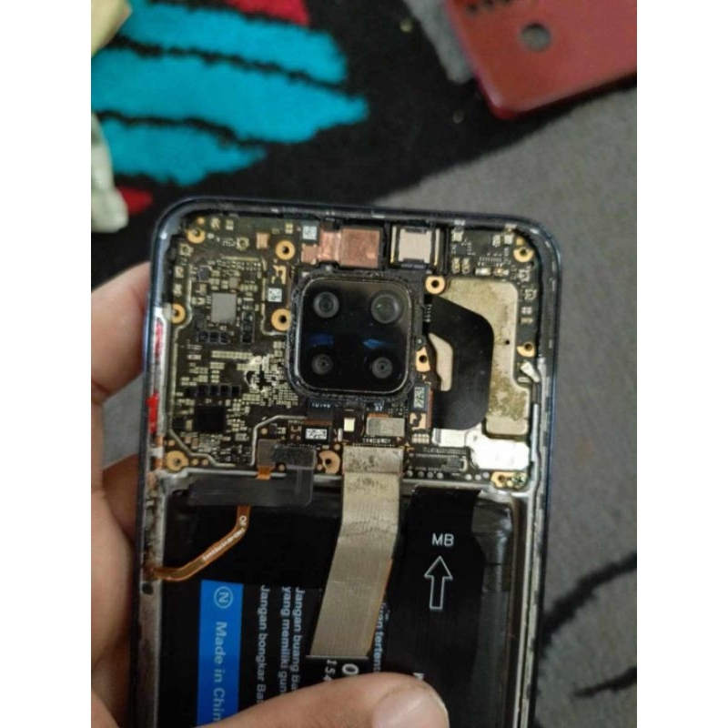 Jual mesin redmi note 9 pro ram 6/64 minus konektor charger yg dimesin ...