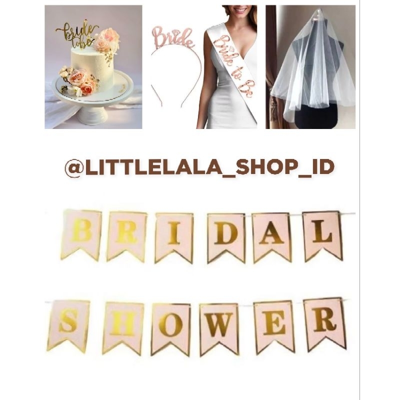 Jual Bando bride to be Paket Bridal Shower/bride hair band/mahkota ...